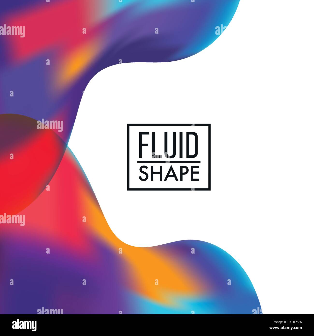 abstract fluid decoration backgroun design vector illustration Stock ...