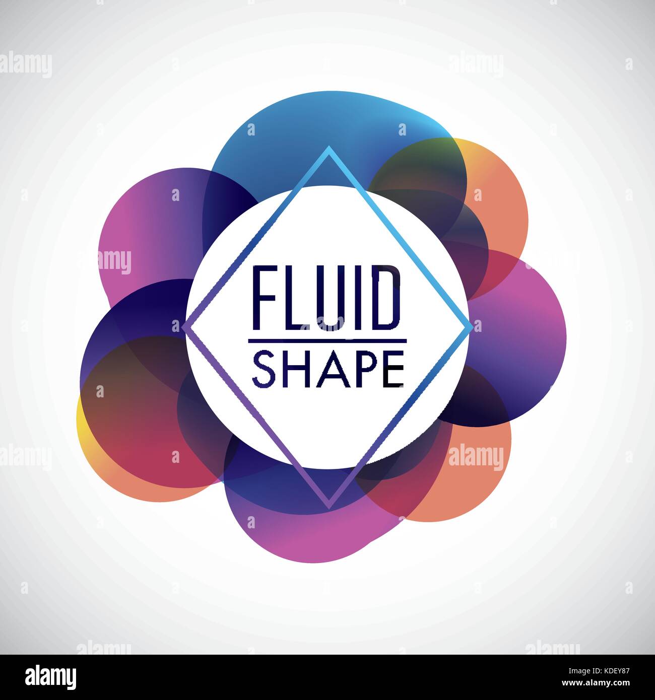 abstract fluid decoration backgroun design vector illustration Stock ...