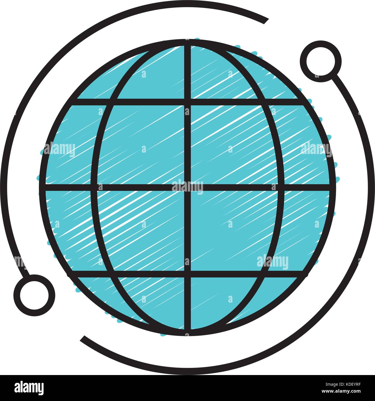 global map connection digital technology vector illustration Stock ...