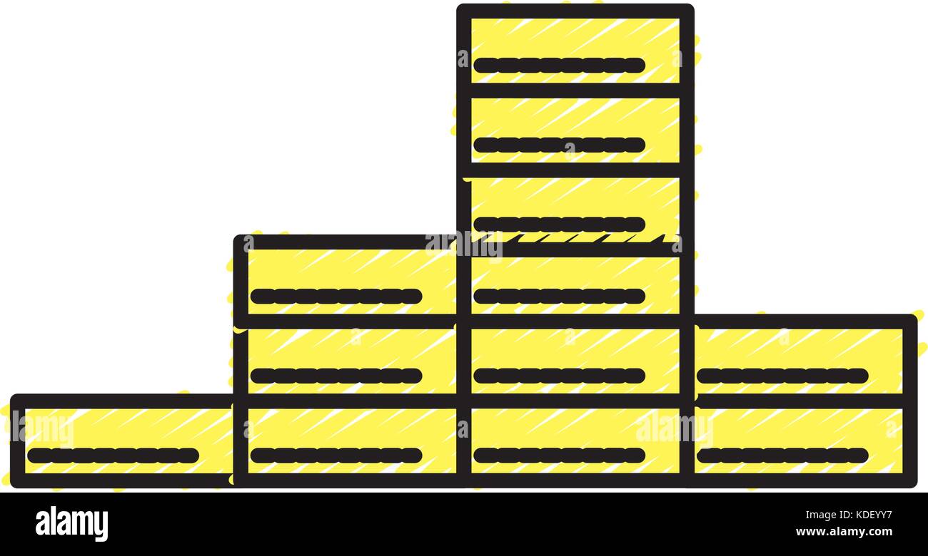 coins currency cash money to economy vector illustration Stock Vector ...