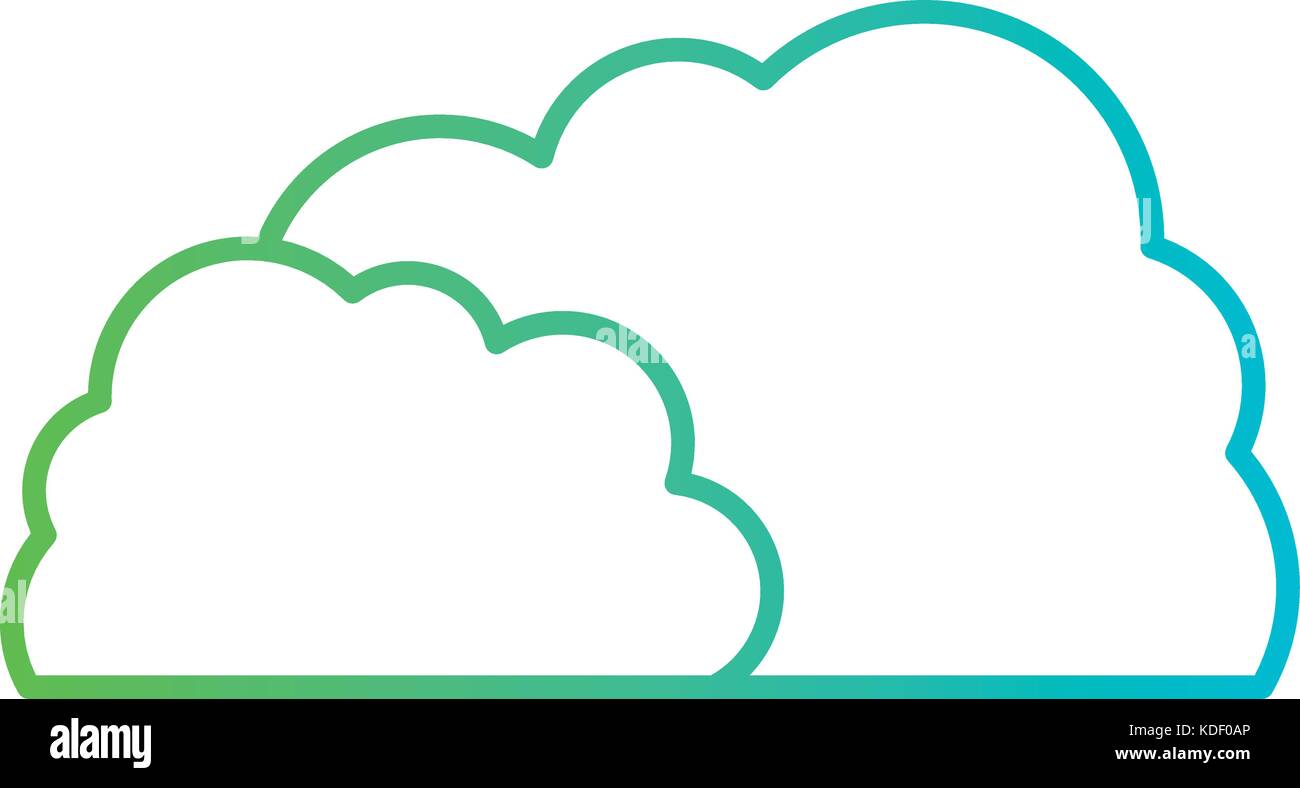 line natural bush plant to ecology vector illustration Stock Vector ...