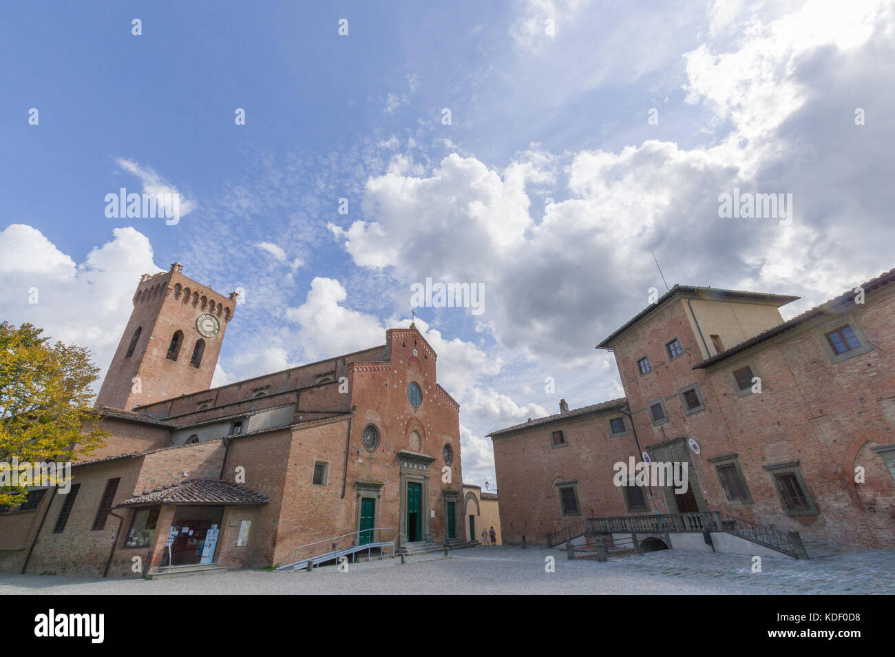 SAN MINIATO, PISA (ITALY), 23rd September 2017 - The medieval cathedral ...