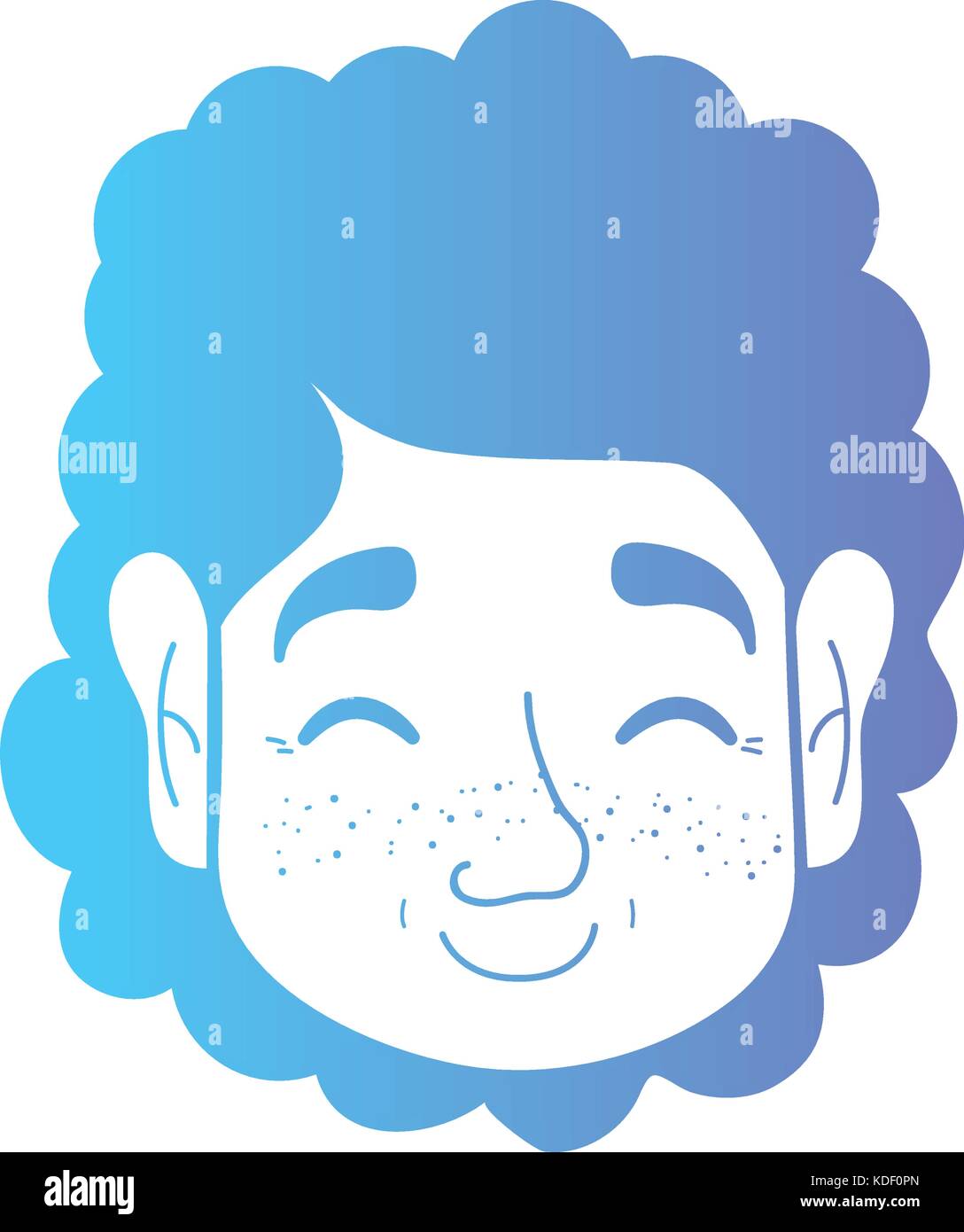 line avatar woman head with hairstyle vector illustration Stock Vector ...