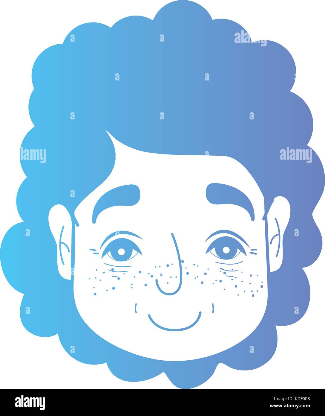 line avatar woman head with hairstyle vector illustration Stock Vector ...