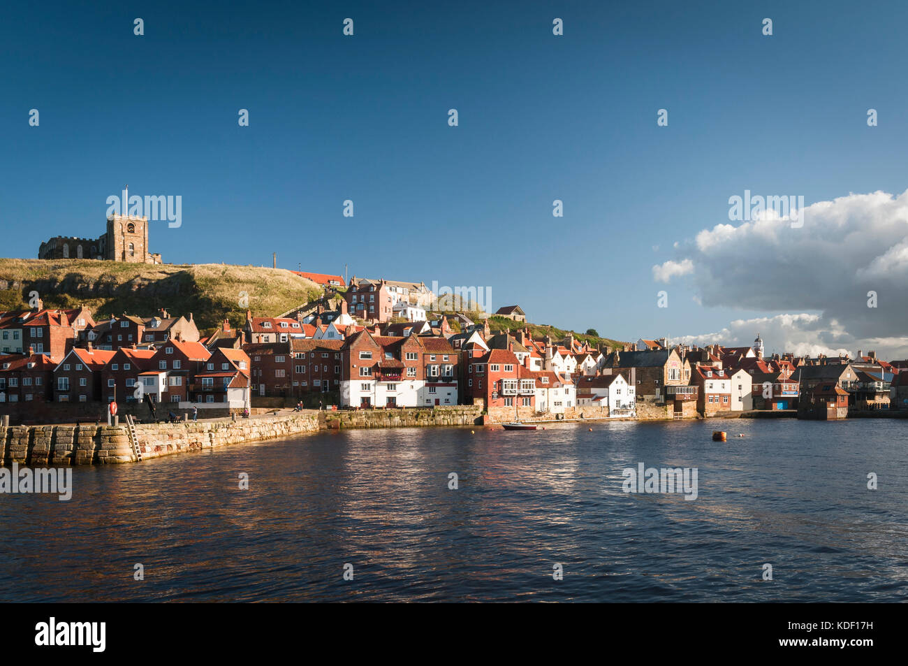 Landscape image of the yorkshire town of Whitby,England Stock Photo - Alamy