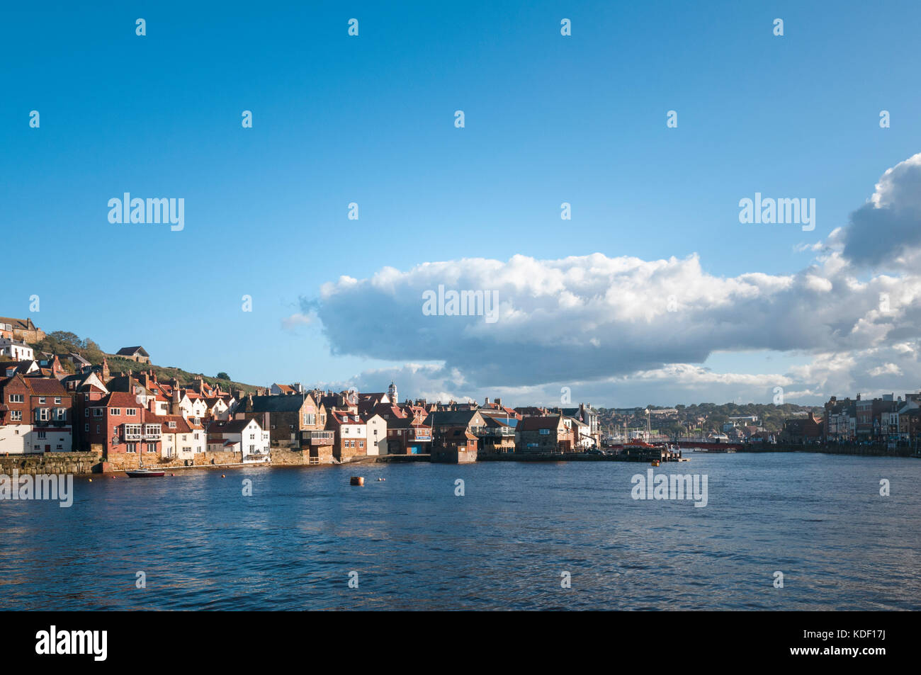Landscape image of the yorkshire town of Whitby,England Stock Photo - Alamy