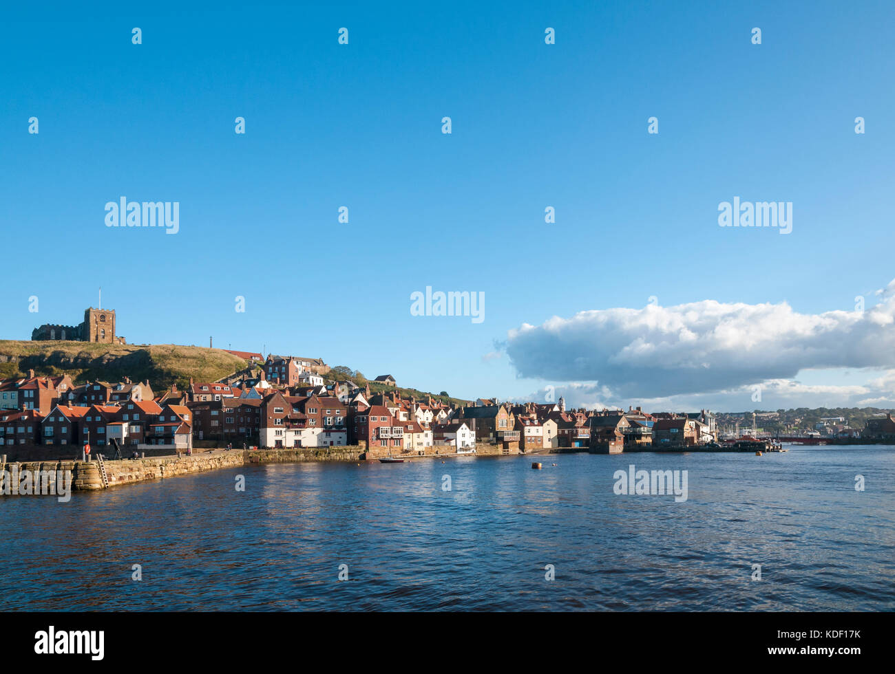 Landscape image of the yorkshire town of Whitby,England Stock Photo - Alamy