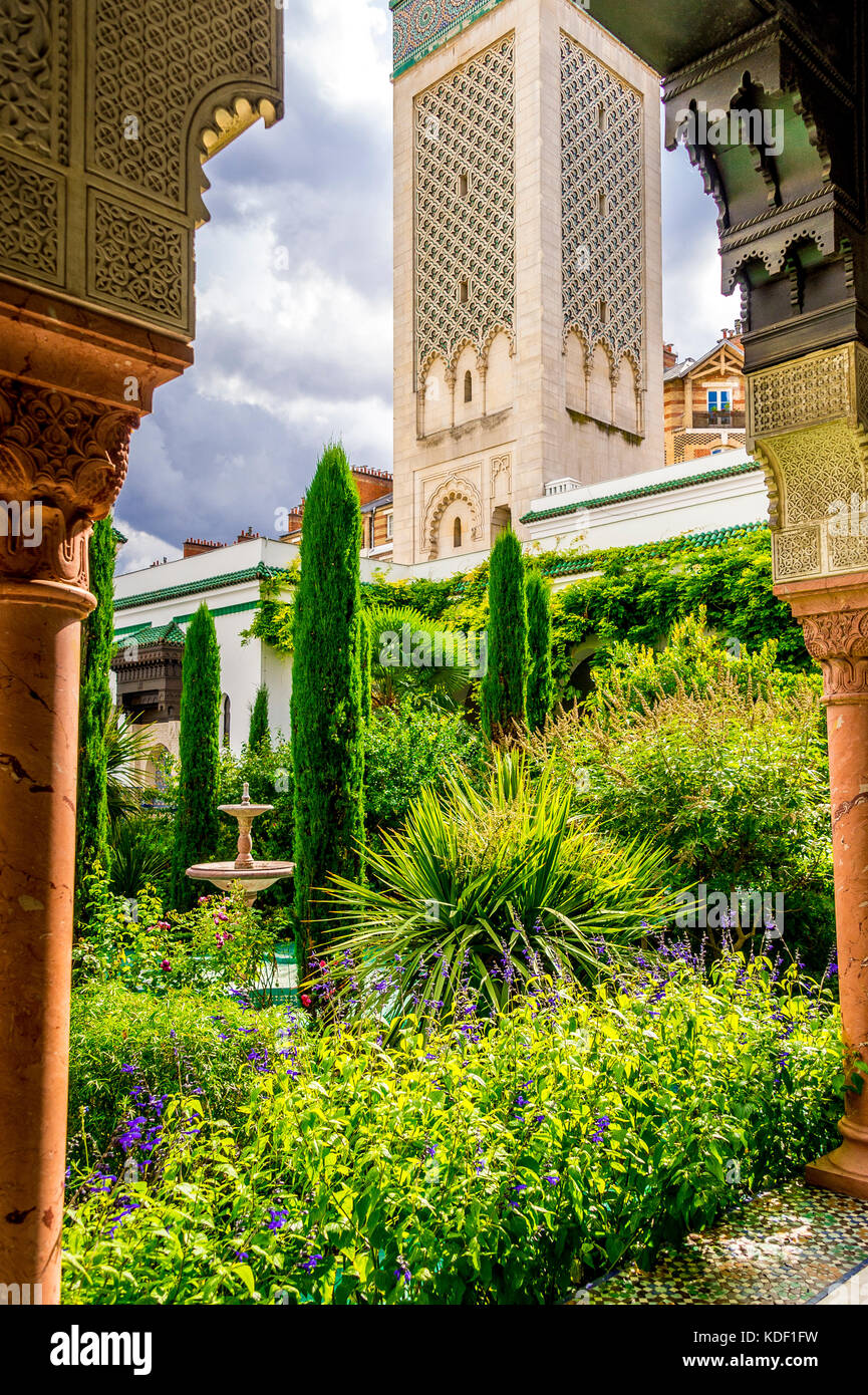 Paris grand mosque hi-res stock photography and images - Alamy