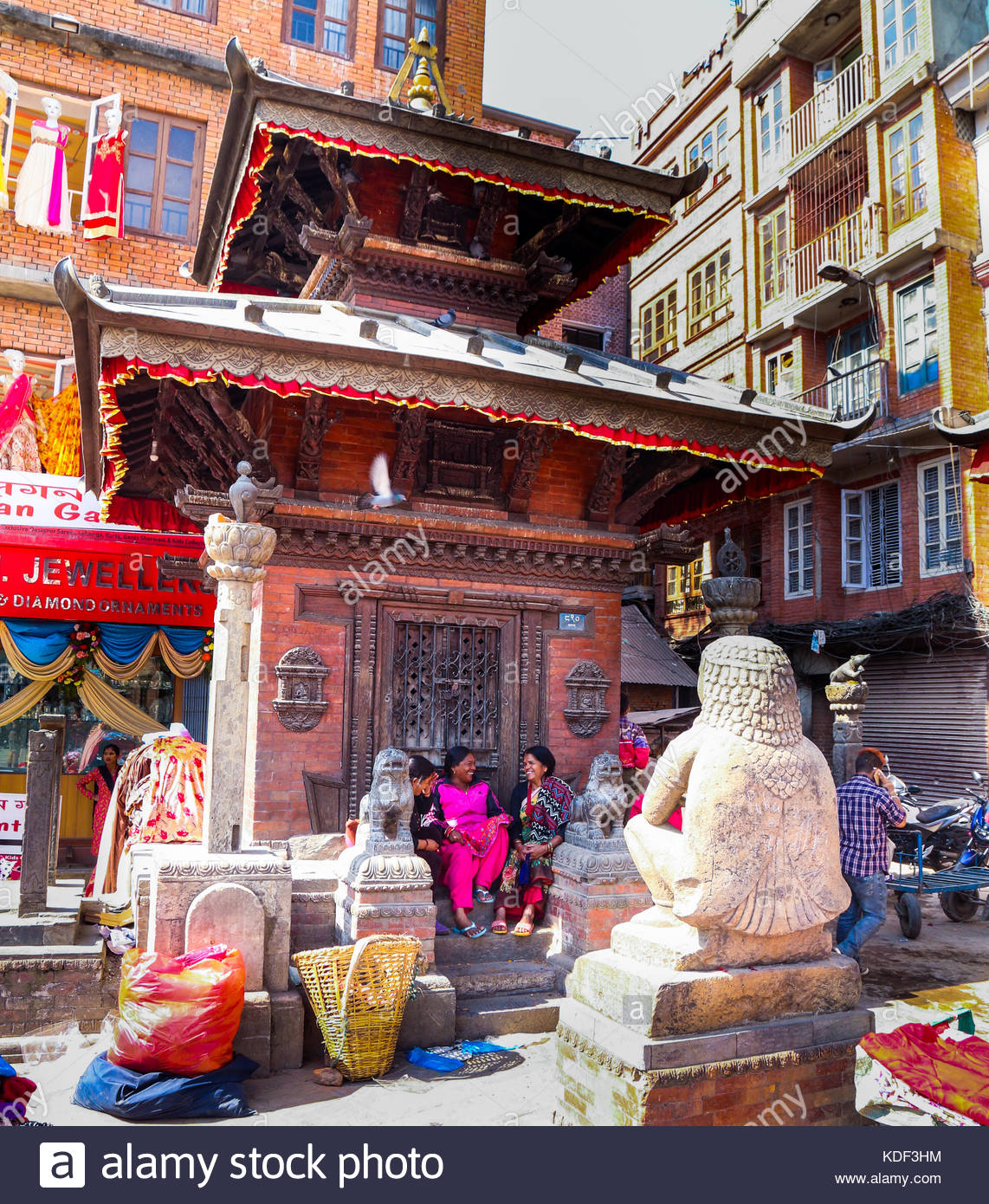 Kumari Living Goddess Nepal Stock Photos & Kumari Living Goddess Nepal ...
