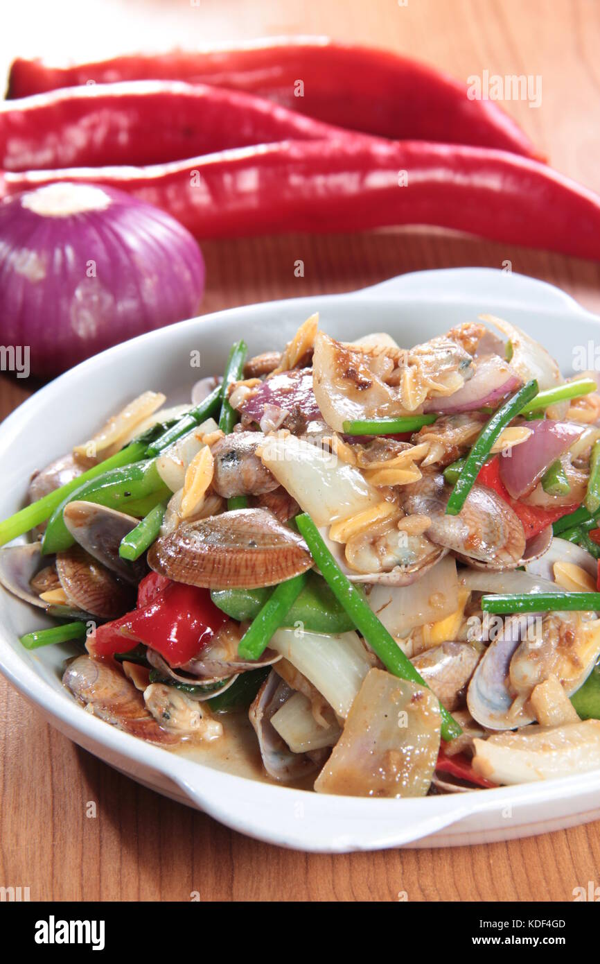 clam or mussel cuisine Stock Photo - Alamy