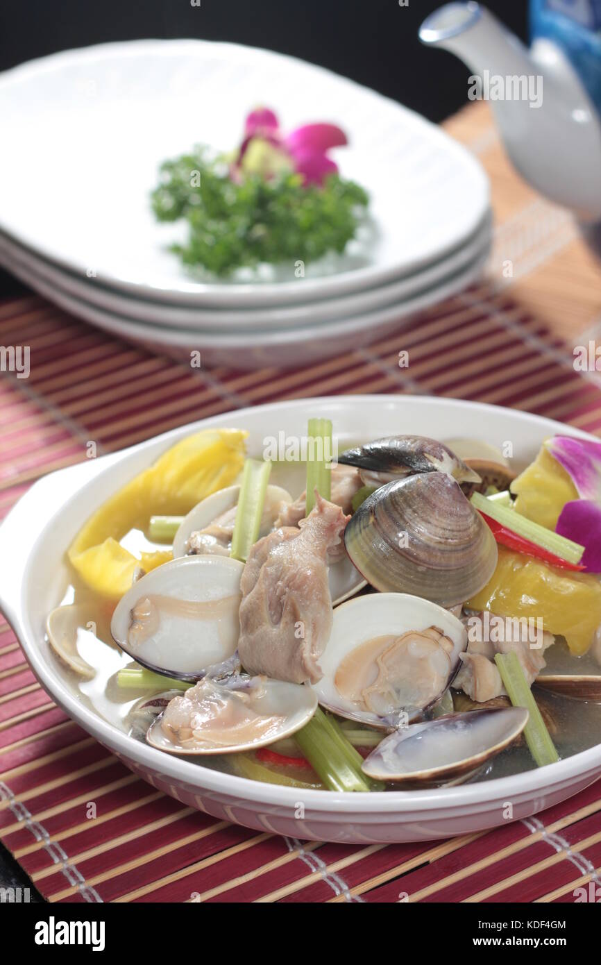 clam or mussel cuisine Stock Photo - Alamy