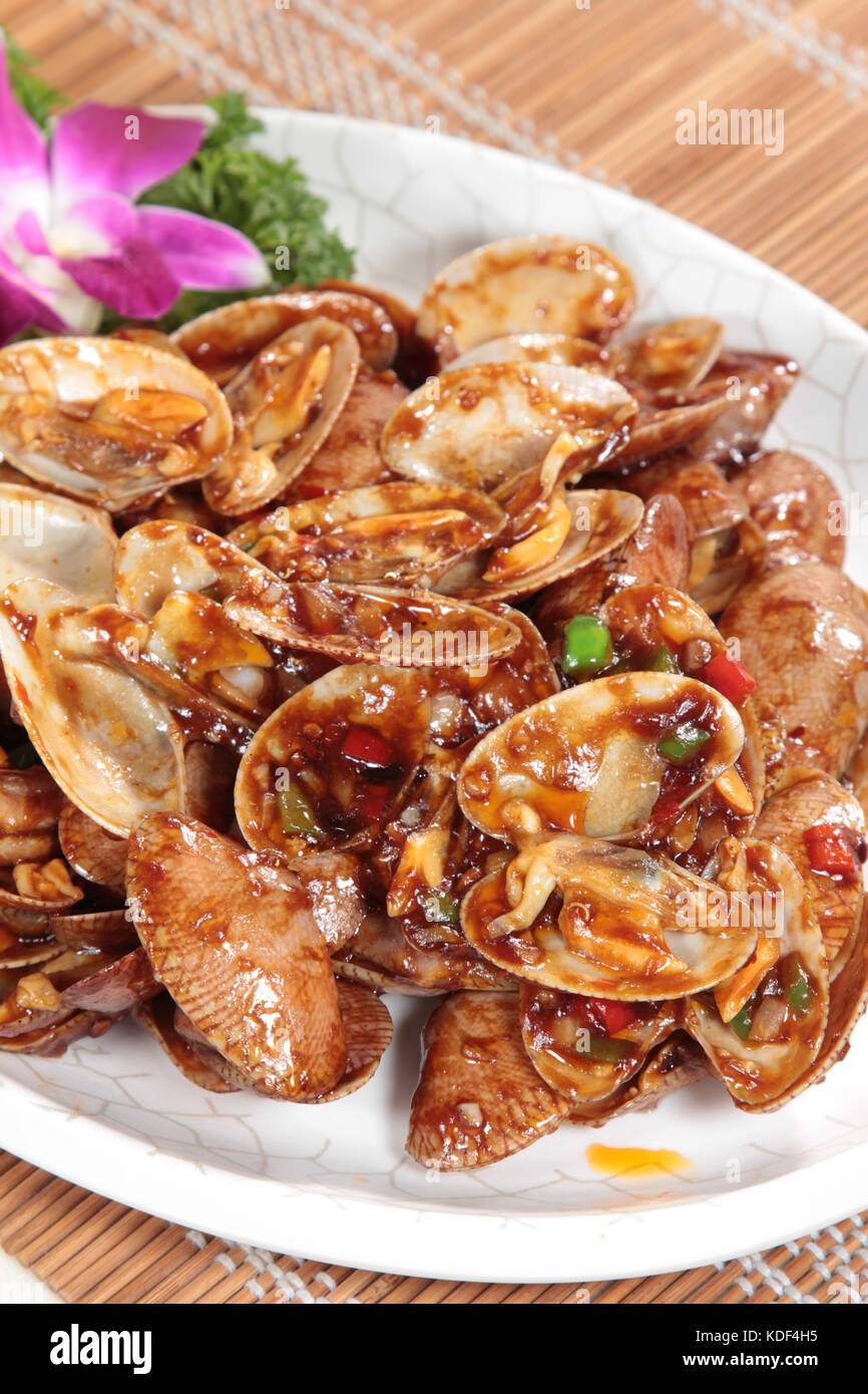 clam or mussel cuisine Stock Photo - Alamy