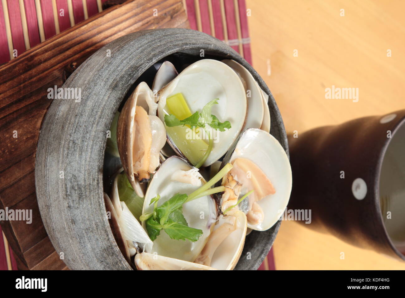 clam or mussel cuisine Stock Photo - Alamy