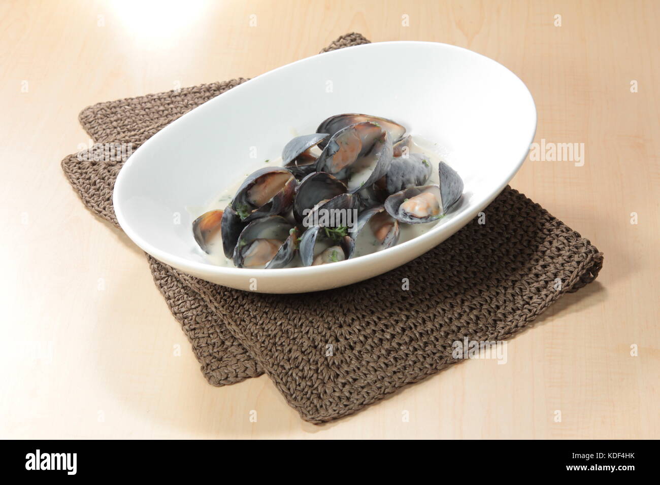 clam or mussel cuisine Stock Photo - Alamy