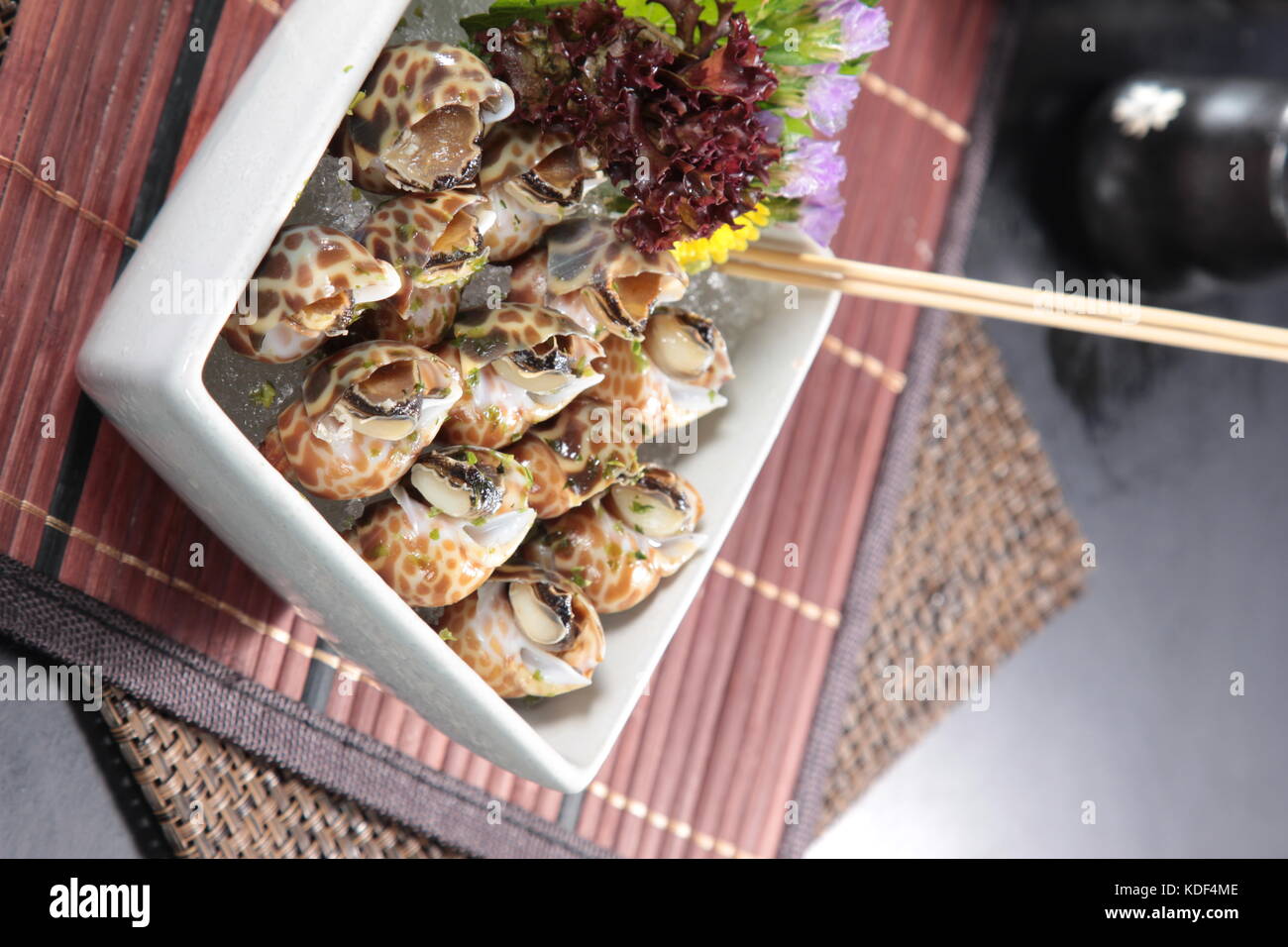 clam or mussel cuisine Stock Photo - Alamy