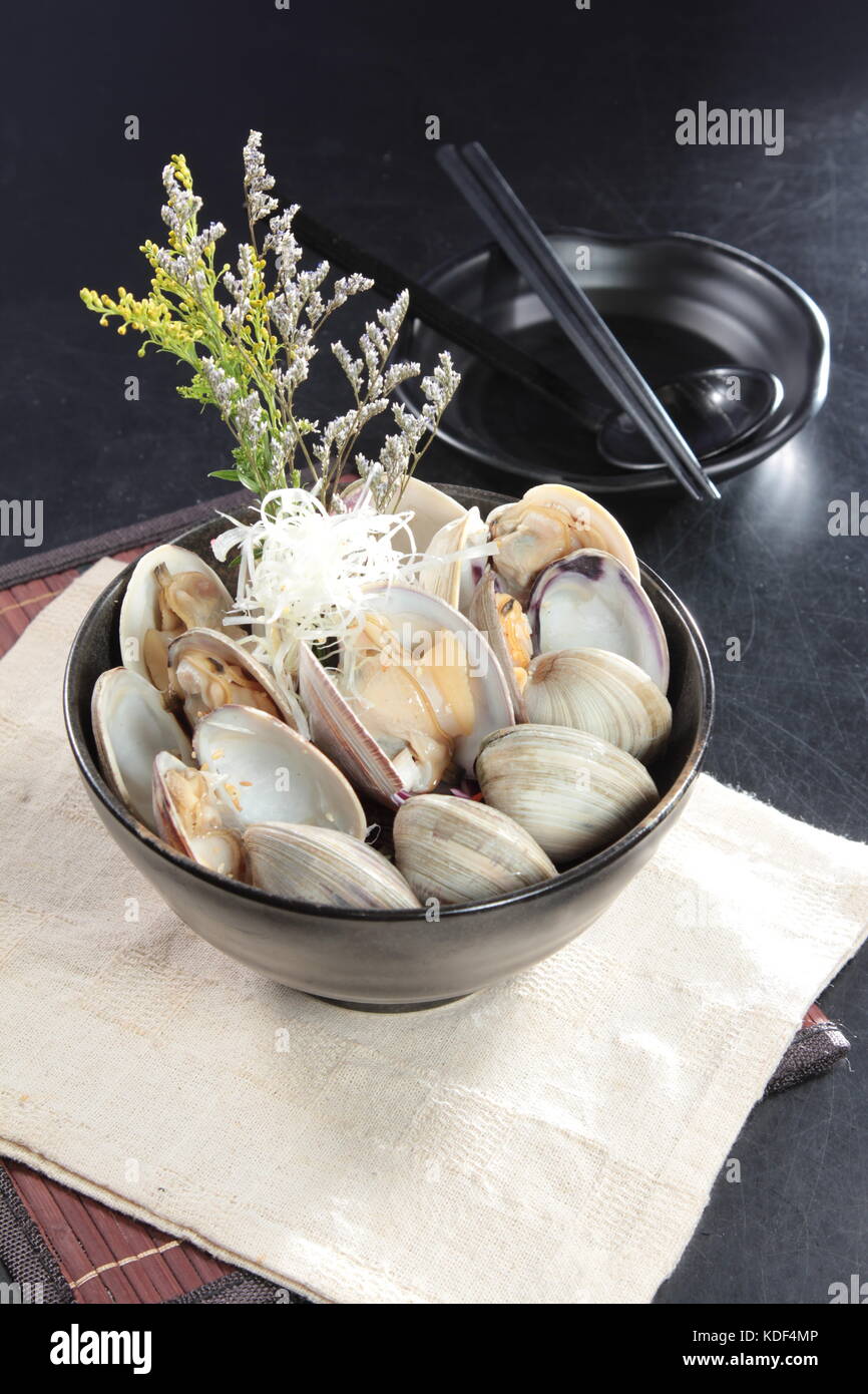 clam or mussel cuisine Stock Photo - Alamy