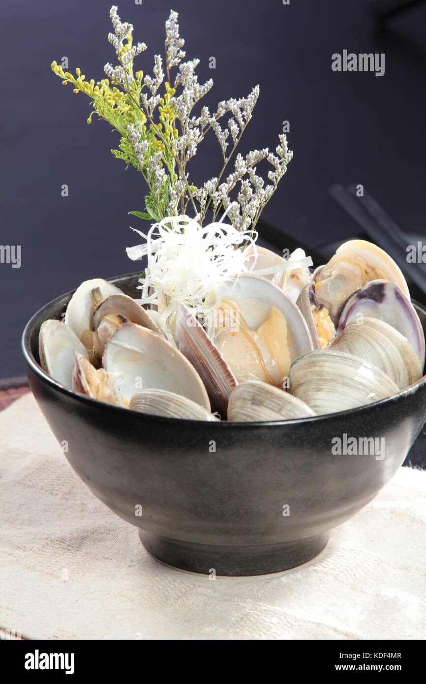 clam or mussel cuisine Stock Photo - Alamy