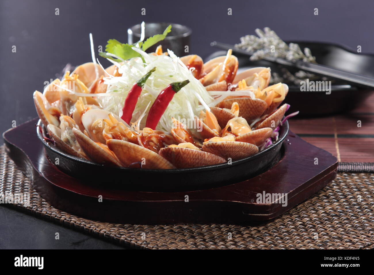 clam or mussel cuisine Stock Photo - Alamy