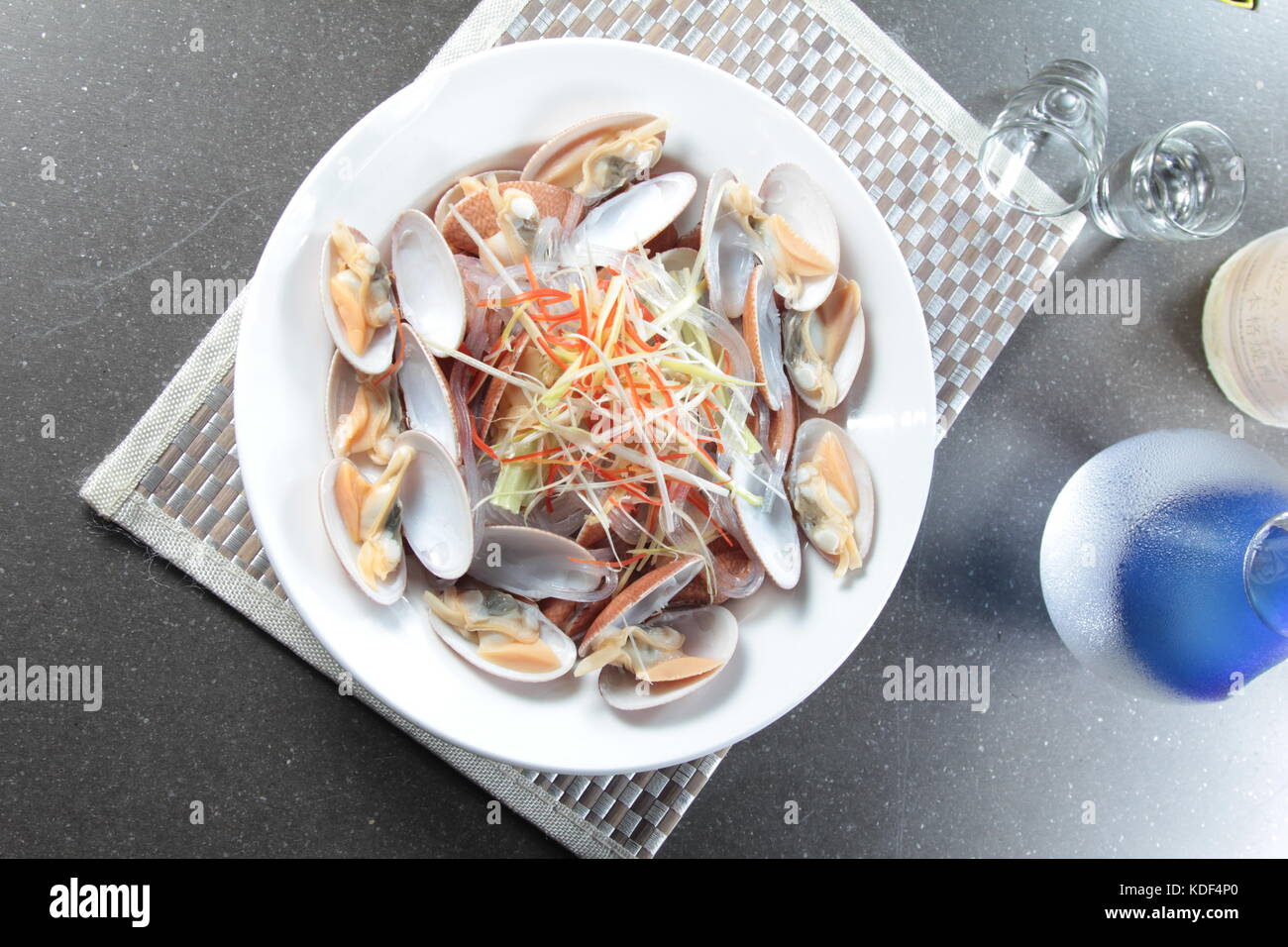 clam or mussel cuisine Stock Photo - Alamy