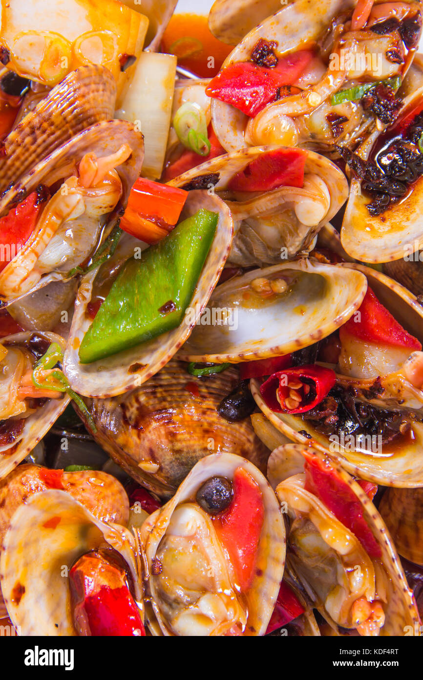 clam or mussel cuisine Stock Photo - Alamy