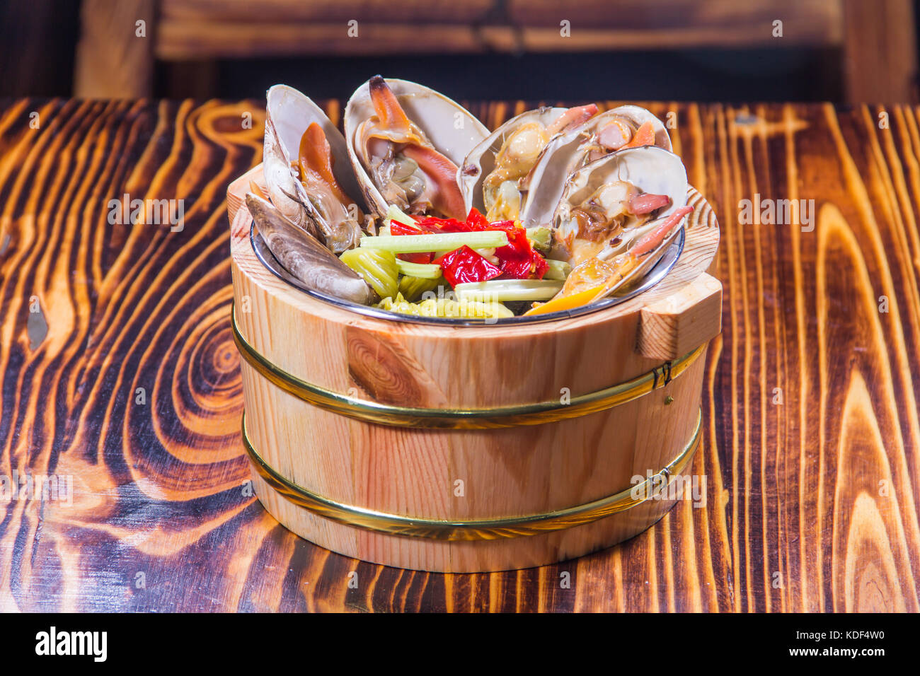 clam or mussel cuisine Stock Photo - Alamy