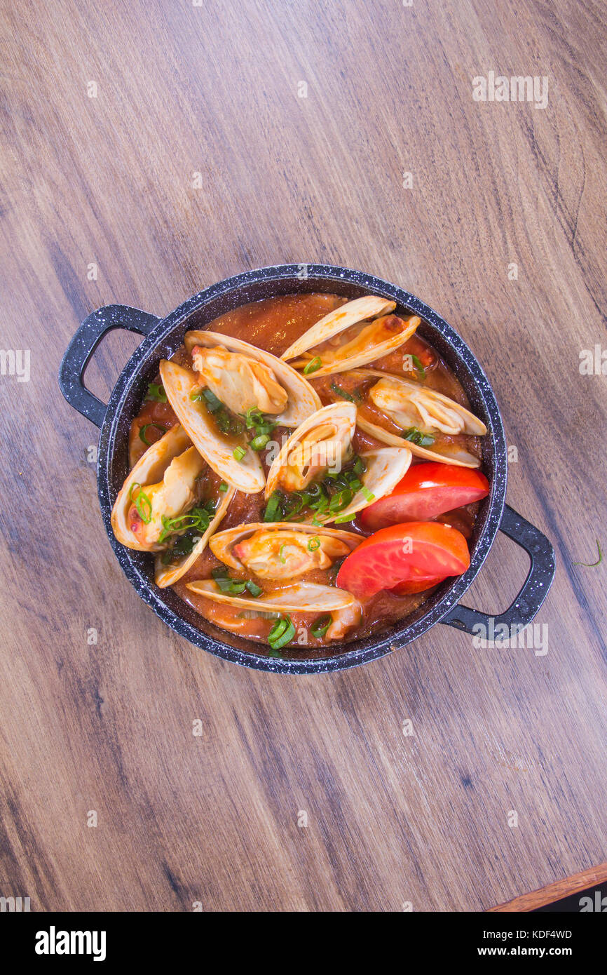 clam or mussel cuisine Stock Photo - Alamy