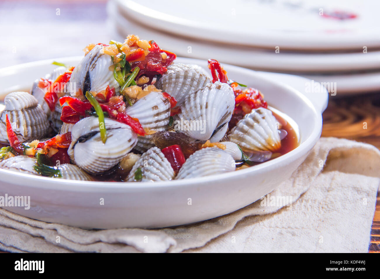 clam or mussel cuisine Stock Photo - Alamy