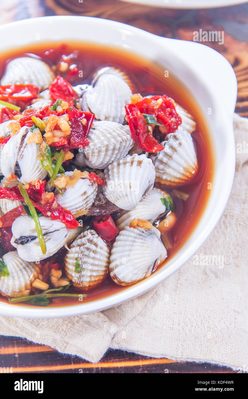clam or mussel cuisine Stock Photo - Alamy