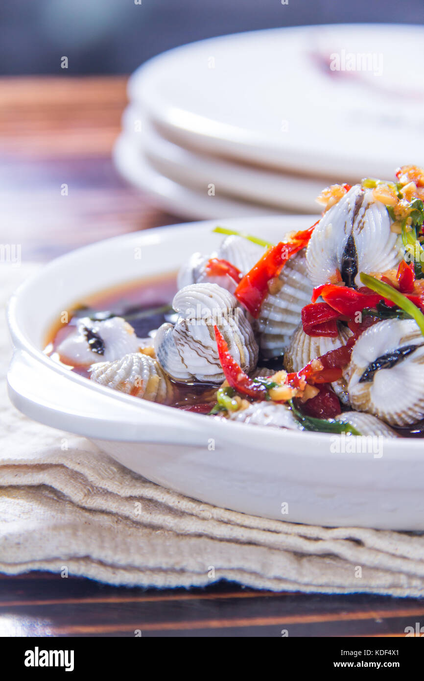 clam or mussel cuisine Stock Photo - Alamy