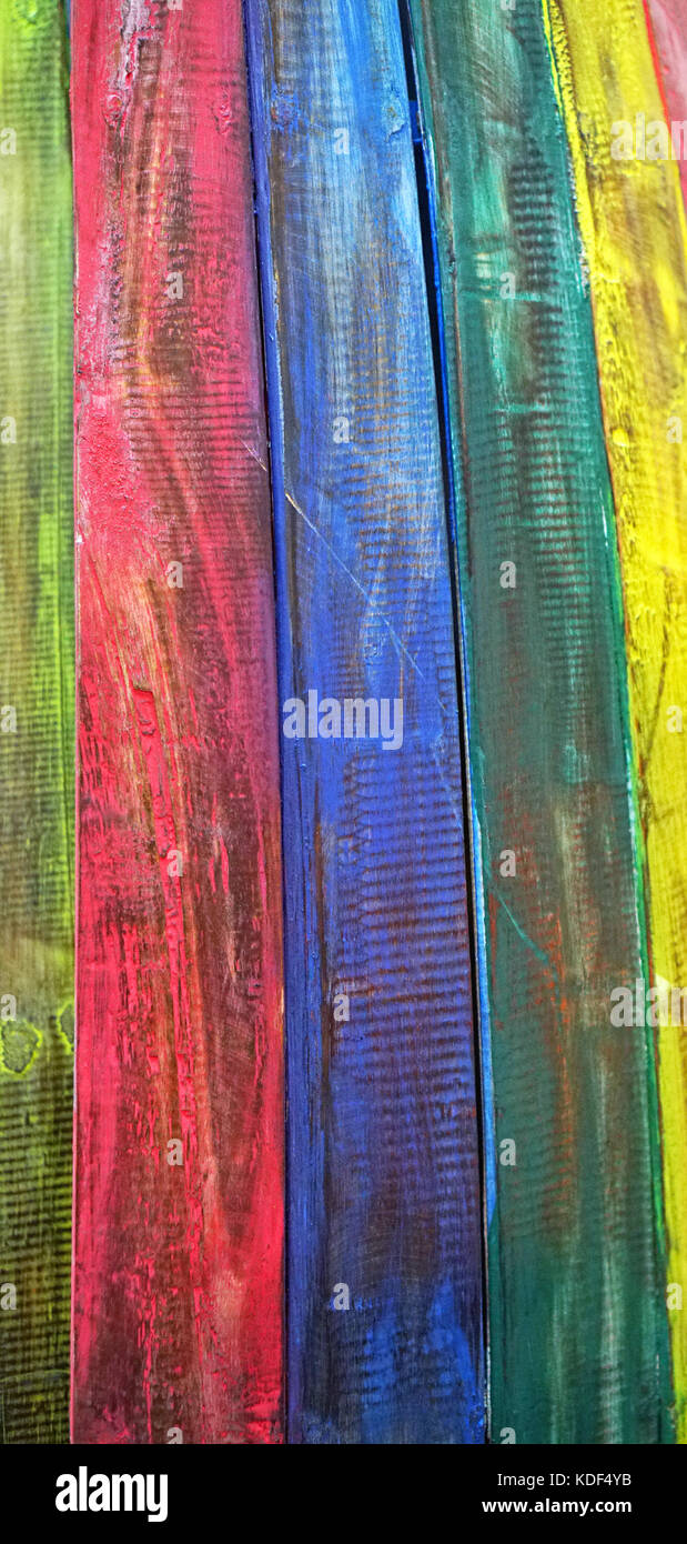 Rough color wood planks background Stock Photo - Alamy