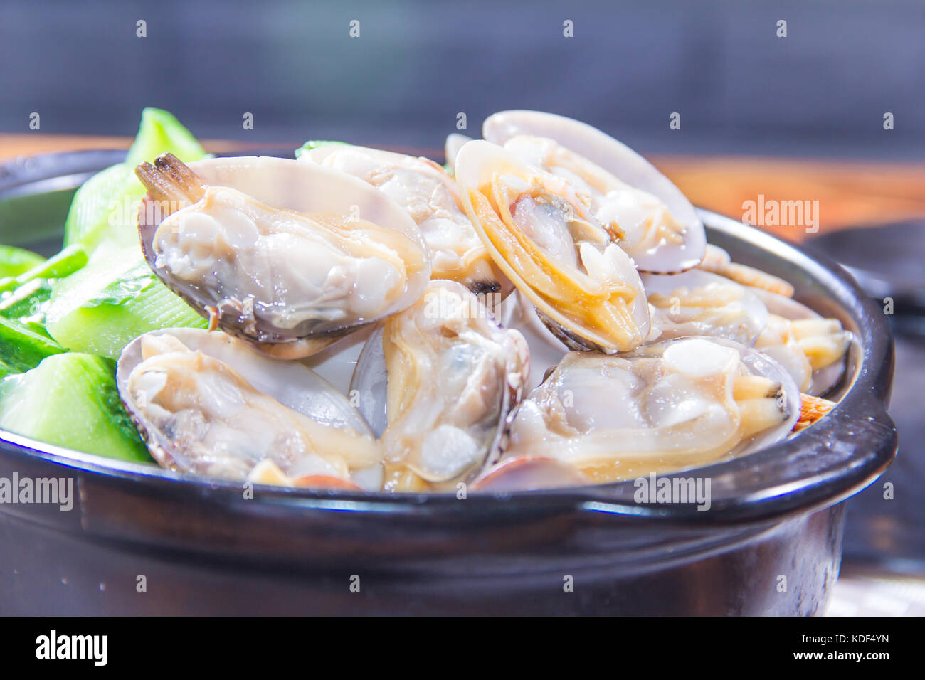 clam or mussel cuisine Stock Photo - Alamy