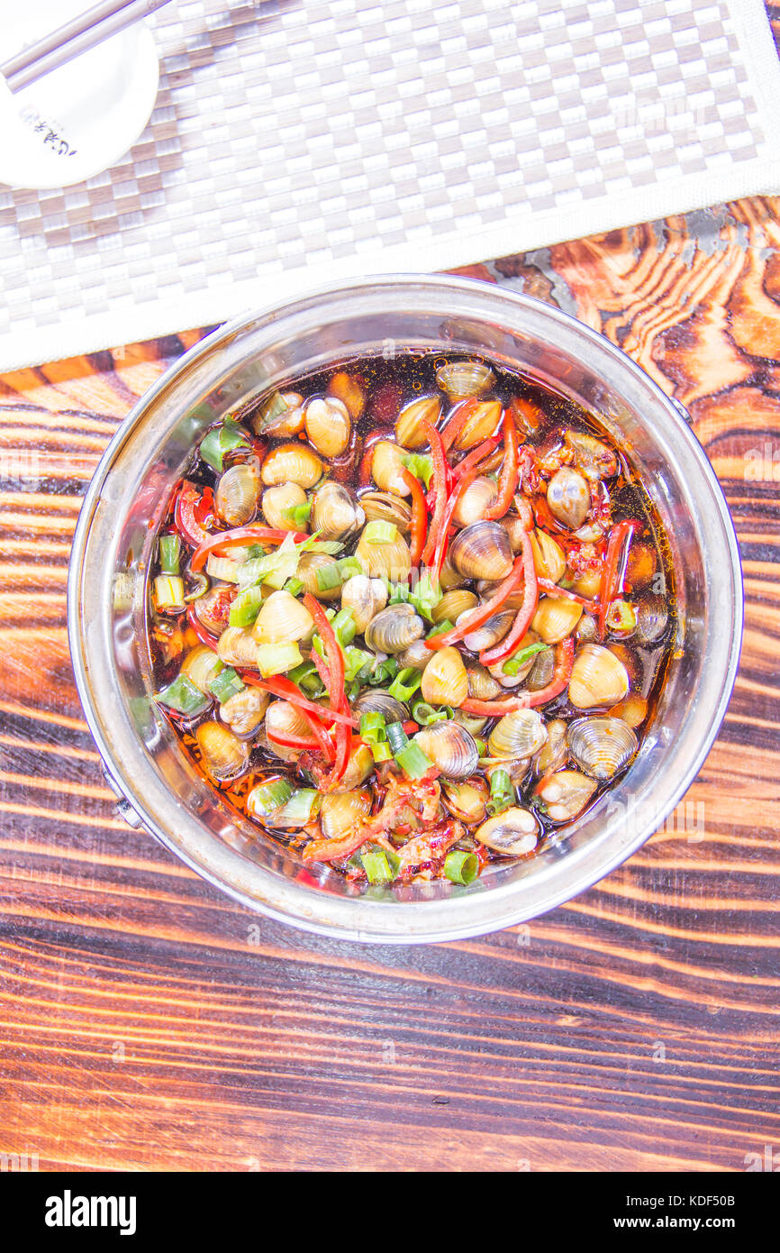 clam or mussel cuisine Stock Photo - Alamy