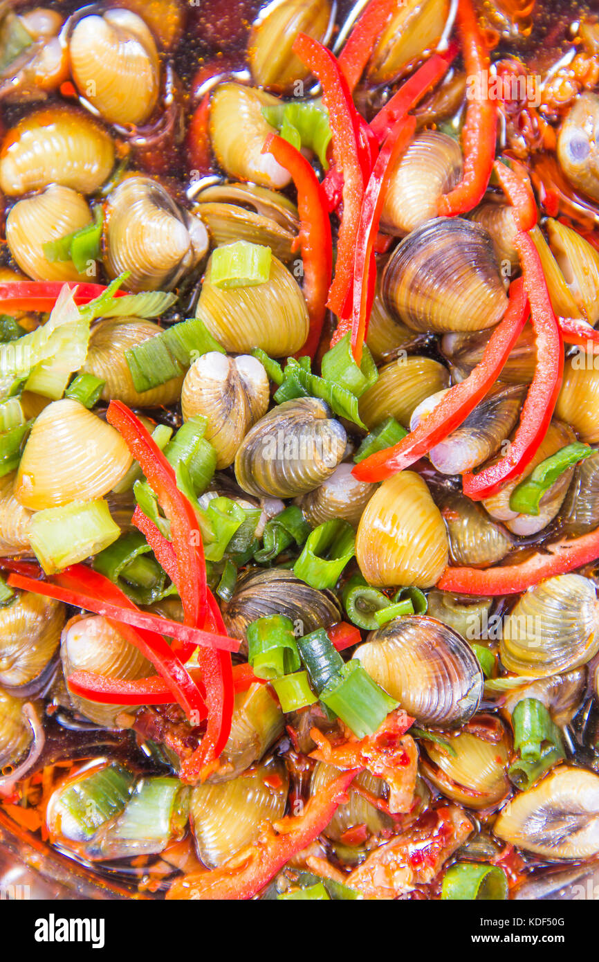 clam or mussel cuisine Stock Photo - Alamy