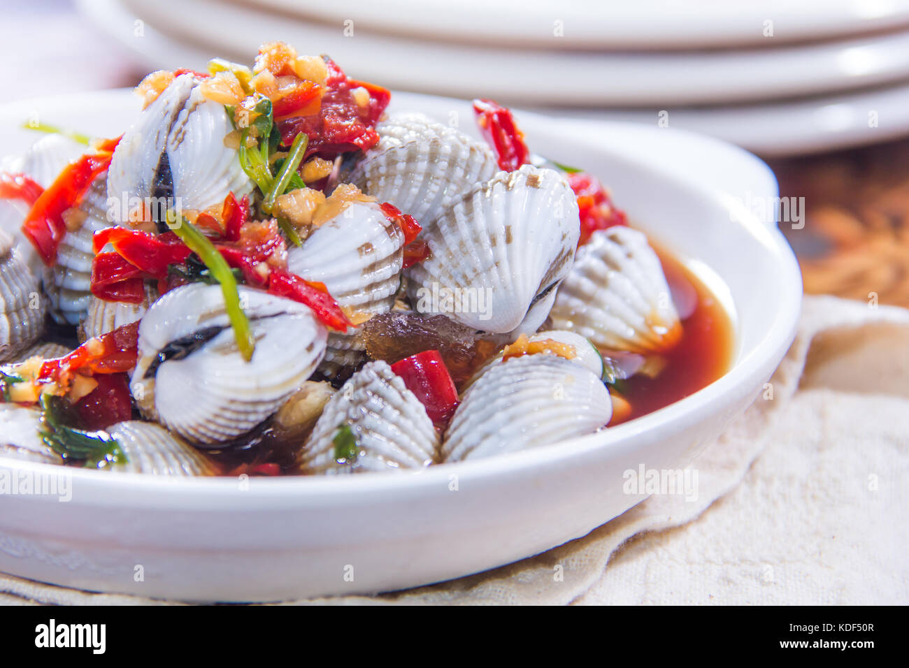 clam or mussel cuisine Stock Photo - Alamy