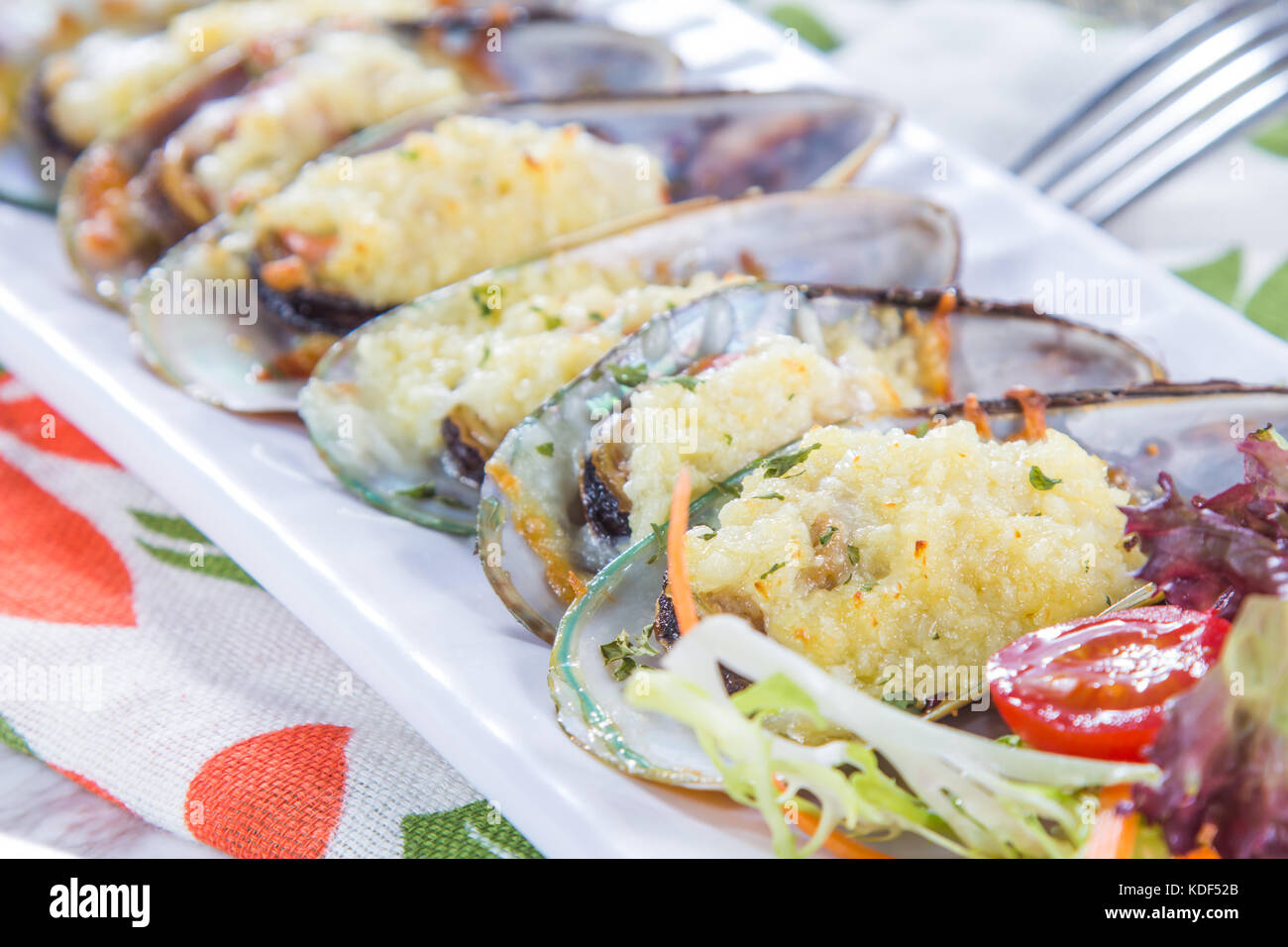 clam or mussel cuisine Stock Photo - Alamy