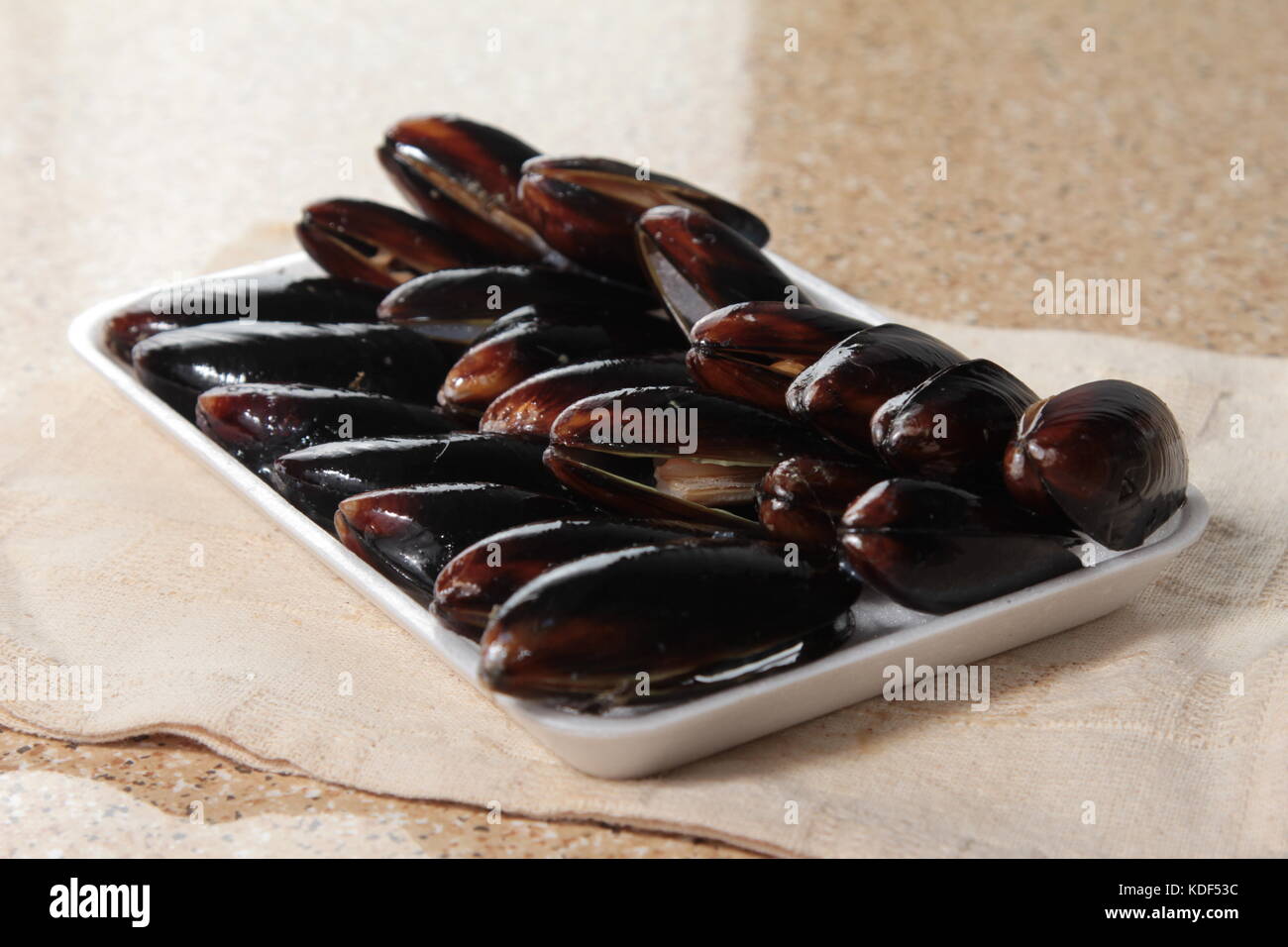 clam or mussel cuisine Stock Photo - Alamy