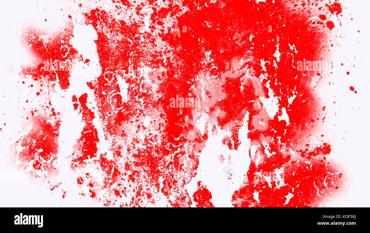Splashes red paint on white hi-res stock photography and images - Alamy