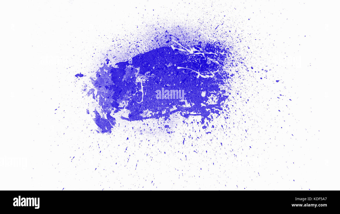 Blue and white painting Cut Out Stock Images & Pictures - Alamy