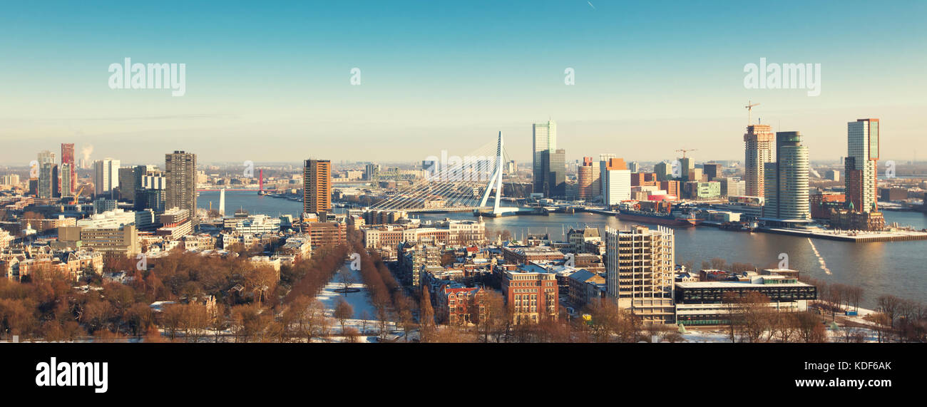 Rotterdam industrial district aerial hi-res stock photography and ...
