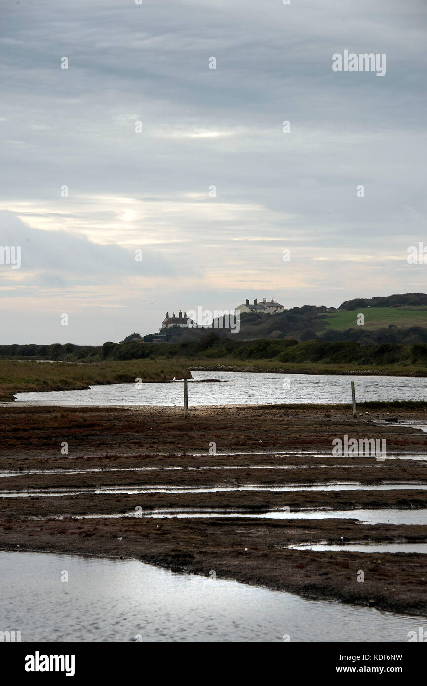 Seven Sisters Country Park situated at Exceat in East Sussex between ...