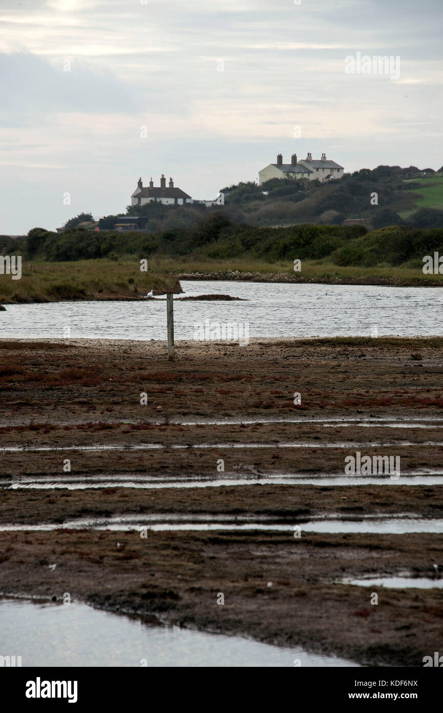 Seven Sisters Country Park situated at Exceat in East Sussex between ...