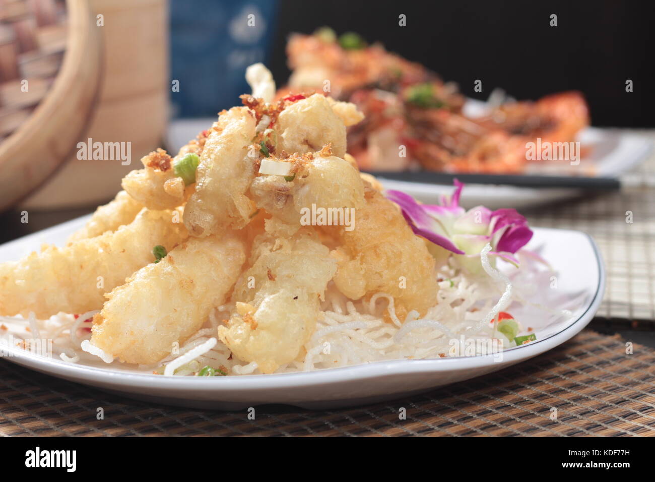 deep fried fish Stock Photo - Alamy