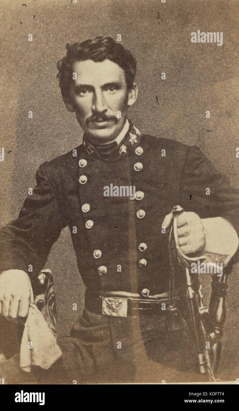 Jeff Thompson. (Brigadier General, Confederate Army Stock Photo - Alamy