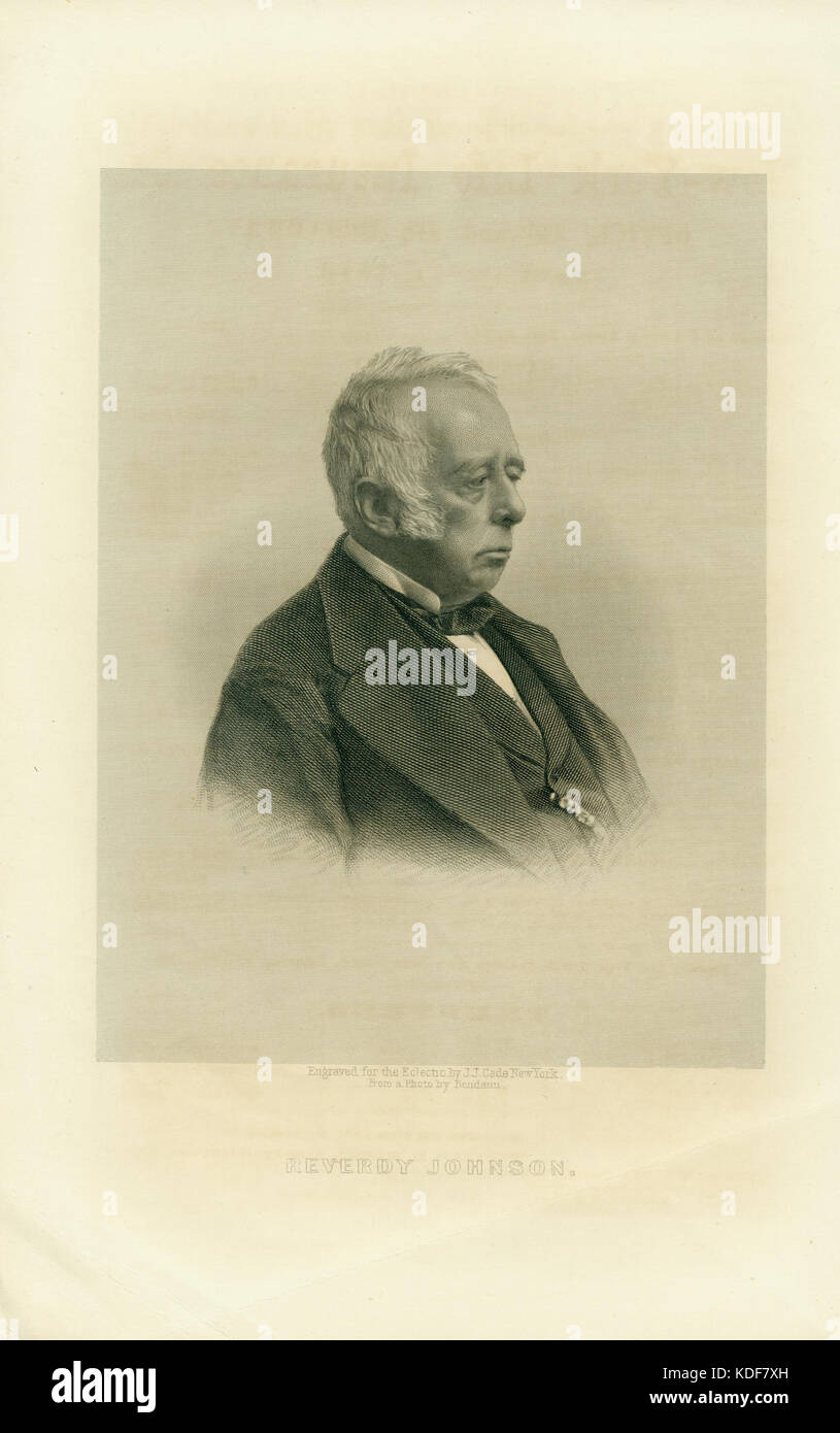 Reverdy Johnson (Attorney, Senator from Maryland. Represented John F.A ...