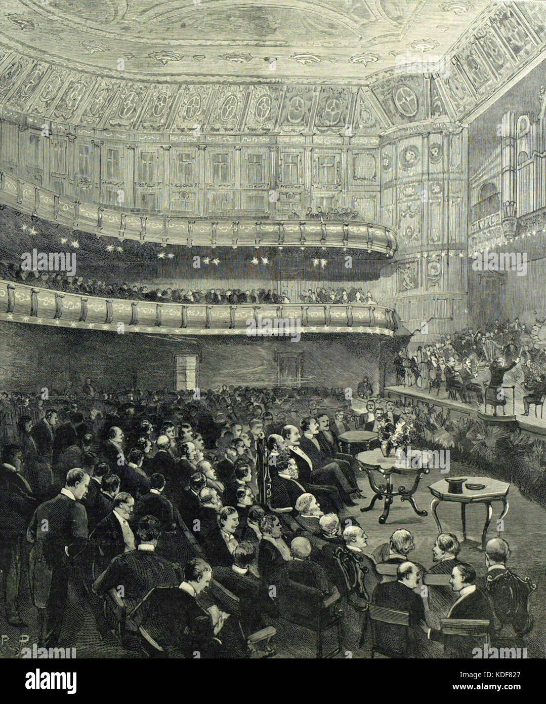 Queen's Hall Opening Stock Photo - Alamy