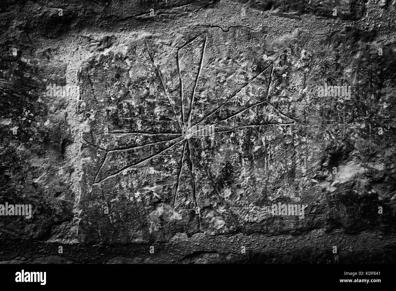 Ancient graffiti in prisons Stock Photo - Alamy