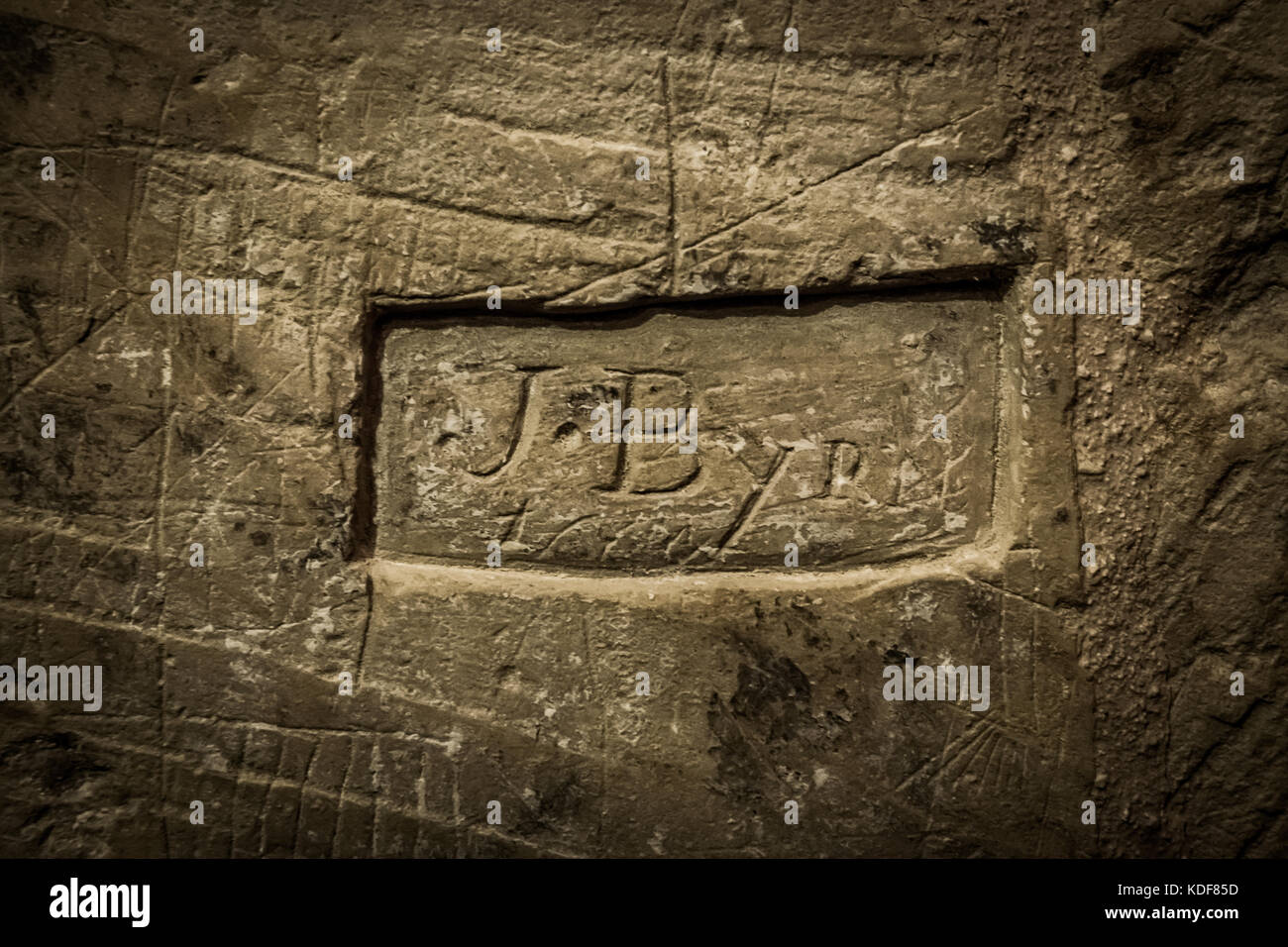 Ancient graffiti in prisons Stock Photo - Alamy