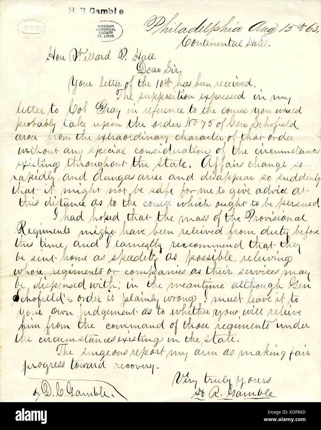 Gamble hall hi-res stock photography and images - Alamy