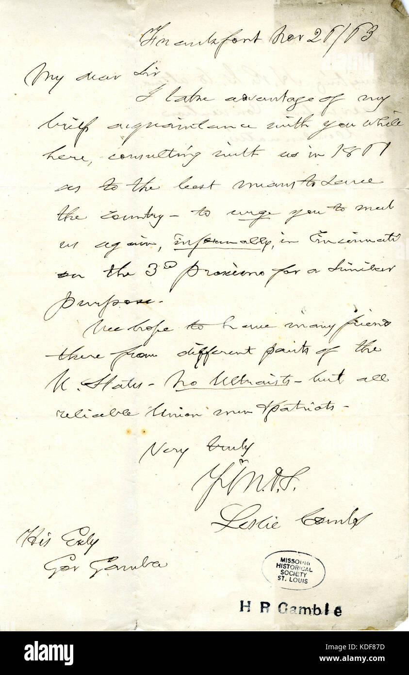 Gov letter hi-res stock photography and images - Alamy