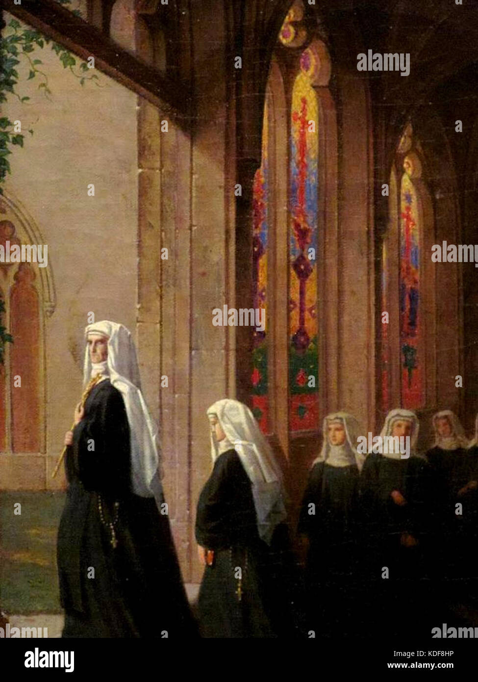 Lady Clara de Clare circa 1869, left half Stock Photo - Alamy